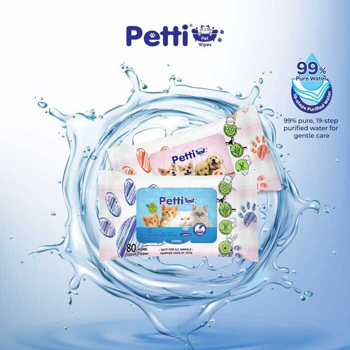 Petti Pet Wipes for Cats | Mew Mew Shop BD